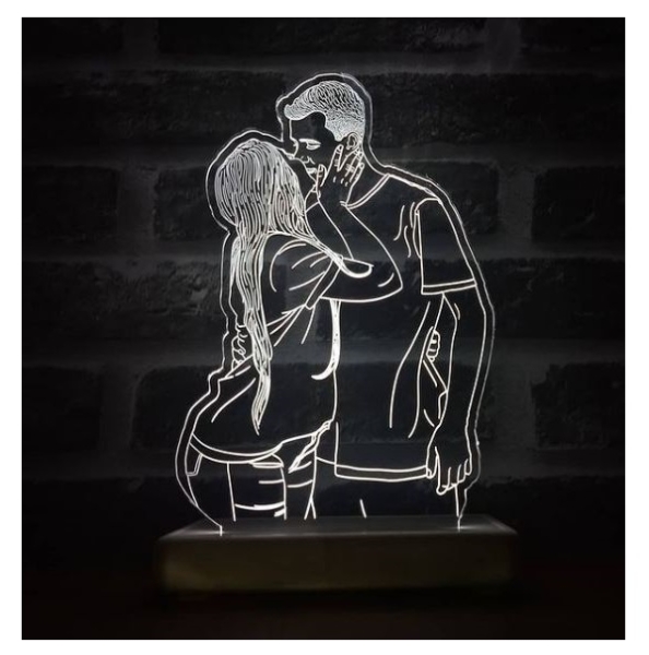 Luminária LED – caricatura personalizada - Luminárias Lumiled